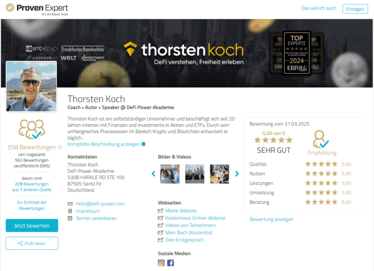 Thorsten Koch Definanztraining Erfahrungen | Kosten (2025)