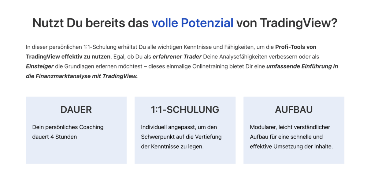 TradingView Schulung / Coaching (2026)