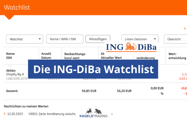 Ing-Diba Watchlist: Anleitung Und Erfahrungsbericht Für – SJSF